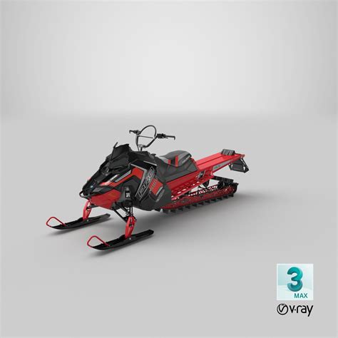 Kar Araci Polaris Kırmızı 3d Model 129 Gltf Obj Ma Max Upk