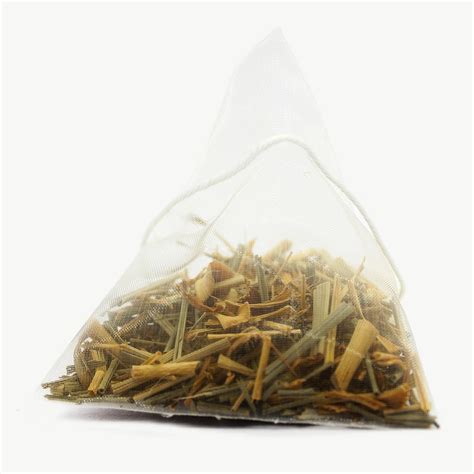 Lemongrass Tea Bags Filled With Freshly Cut And Sun Dried Lemongrass