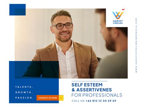 Self Esteem And Assertiveness For Professionals Harveysterling Indonesia