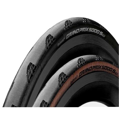 Continental Grand Prix 5000 S Tr Pneu De Route 700x25c Noir Black Chili