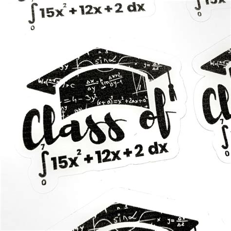 Calculus Graduation Stickers For The Class Of 2024 And Beyond Math Love