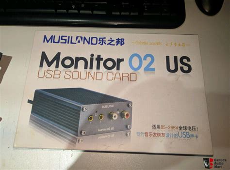 Musiland Monitor 02 Us External Sound Card Photo 2157048 Uk Audio Mart