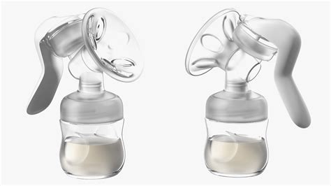 Manual Breast Pump With Milk Model Turbosquid 2135054