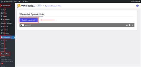Dynamic Rules Wholesalex