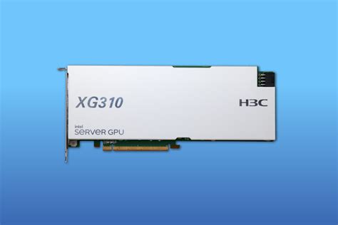 Intel Launches H3c Xg310 Server Graphics Card With 4x Gpus And 32gb Lpddr4 Vram