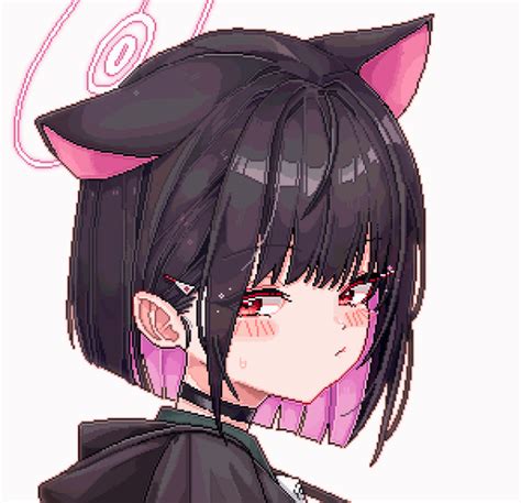 Safebooru 1girl 2049 Hh5566 Animal Ears Animated Animated  Black