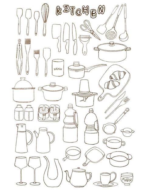 50个简笔画日用品大全（汇总12张） 简笔画图片大全