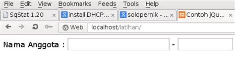 Autocomplete Jquery Dari Mysql Dengan Dua Text Input