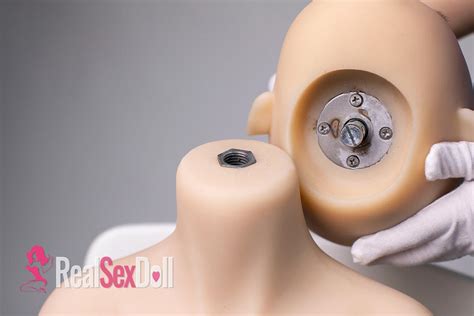 Sex Doll Rotatable Threaded Head Connector Real Sex Doll