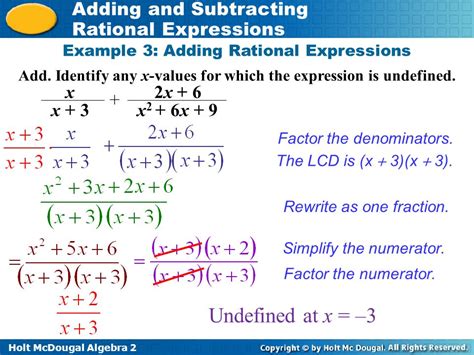 Adding And Subtracting Rational Expressions Ppt Video Online Download