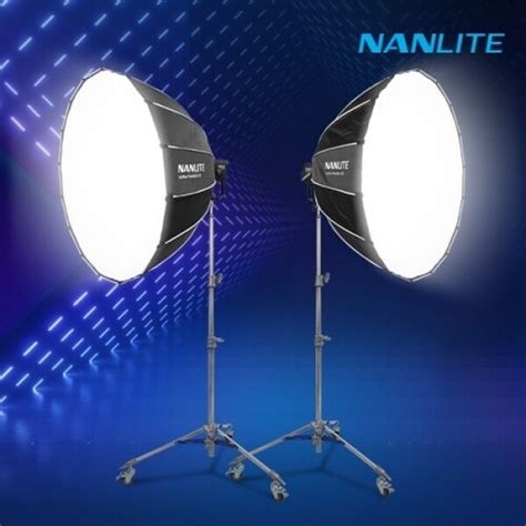 Nanlite 난라이트 포르자500ii 소프트박스120 투스탠드 세트 Led 방송 영상 촬영조명 Forza500ii 아트카메라