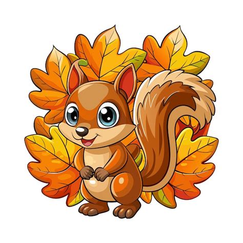 Premium Vector Squirrel Vector Illustration