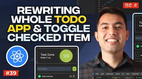 39 Best Way To Store Todo Values In State And Adding Button To Checkuncheck Youtube