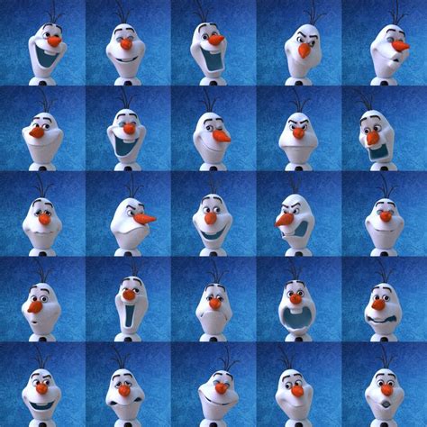 Artstation Olaf Of Frozen Characters Sgwa Yang Olaf Character