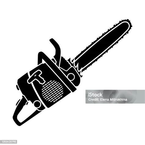 전기 톱 아이콘 간단한 스타일로 나무를 톱링하고 나무를 벌목을 위한 도구입니다 사슬톱에 대한 스톡 벡터 아트 및 기타 이미지 사슬톱 숲 깎아서 만듬 Istock