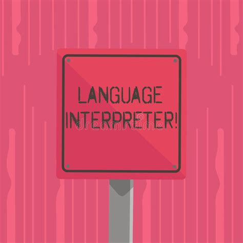 Word Writing Text Language Interpreter Business Concept For Convey Messages Between Two
