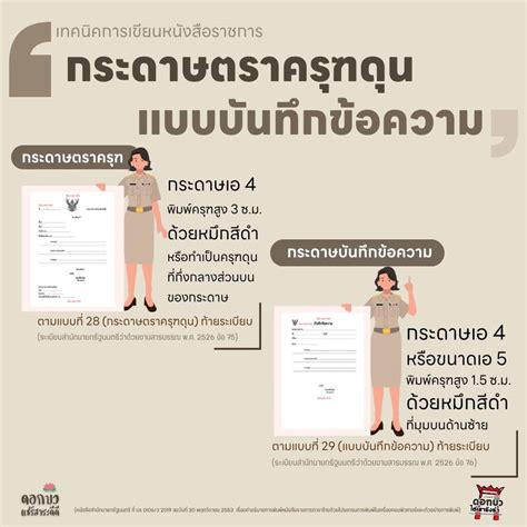 “ตราครุฑ”และแบบพิมพ์หนังสือราชการ ดอกบัวใต้เสาชิงช้า Facebook