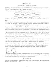 HW Vectors Solutions Pdf Physics Problem Set Units And Vectors Problem A Tiny