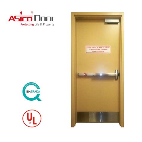 Steel Metal Stair Escape Fire Rated Door With 3hr Ul Certified Steel