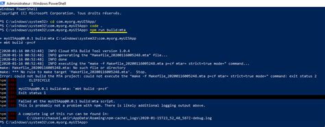 Create An Sapui5 App From The Command Line Creation Of Mta Archive In Error · Issue 4490