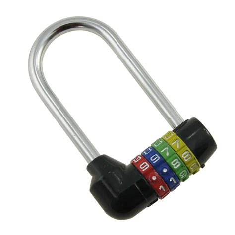 Long 4 Digit Number Code Dial Combination Padlock Security Safety Lock In Locks From Home