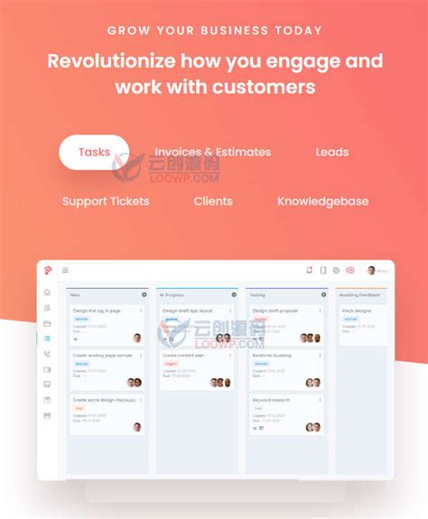 Igrow多租户saas版企业项目管理crm系统php源码 云创源码