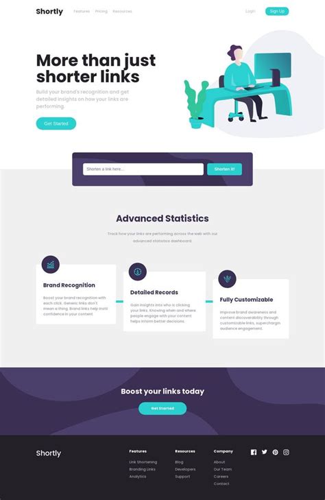 Frontend Mentor Url Shortening Api Using Vuejs And Scss Coding Challenge Solution