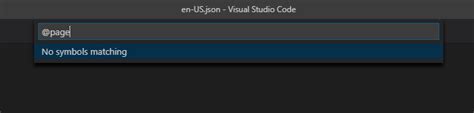 Goto Symbol Is Not Working For Json · Issue 65545 · Microsoftvscode · Github