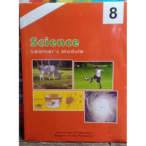 Science Learners Module Grade 8 Shopee Philippines