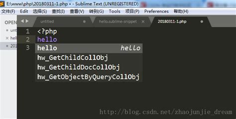 Sublime Text 如何自己手动添加代码片段代码块）sublime Text 代码片段 Csdn博客