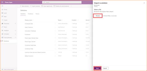 How To Export And Import Your Solutions Such As Saving What Youve Built During App In A Day