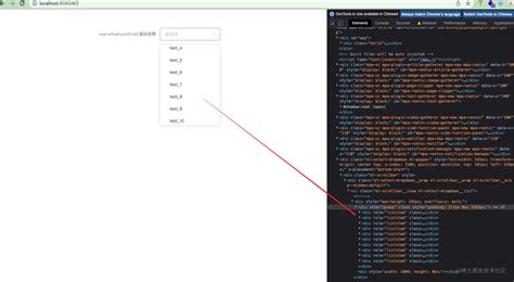 Elementui20下拉框组件实现虚拟列表，自定义指令虚拟下拉列表el Cascader下拉数据使用虚拟列表 Csdn博客