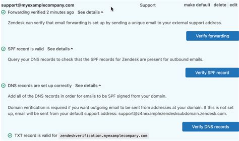 How To Verify Forwarding Spf Dns And Txt Records In Zendesk