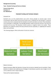 Free Sample Variance Analysis Templates PDF American Templates