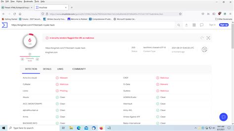 Threat Html Scrinject B Trojan Malware Finding And Cleaning Eset Security Forum