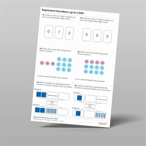 Year 4 Represent And Partition Numbers Up To 1 000 Reasoning And Problem Solving Resource