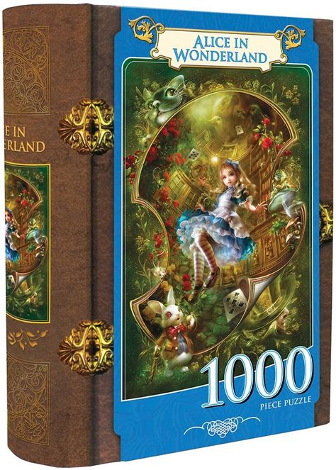 Пъзел в кутия книга Master Pieces от 1000 части Алиса в Страната на чудесата Супер цена