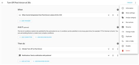 No Test Button For Automation Trigger Configuration Home Assistant Community