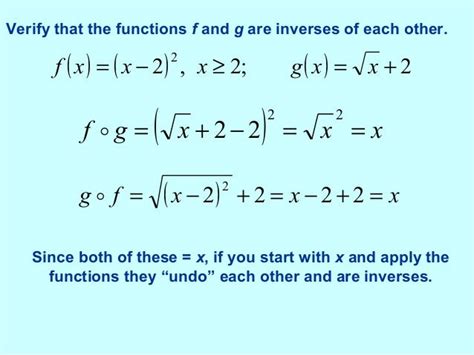 Inverse Functions 2