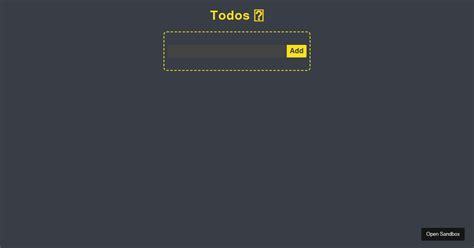 Recoil Todo List Codesandbox