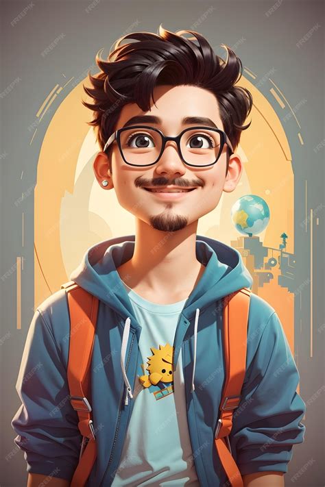 Premium Photo Cute Cartoon Character Generated By Ai