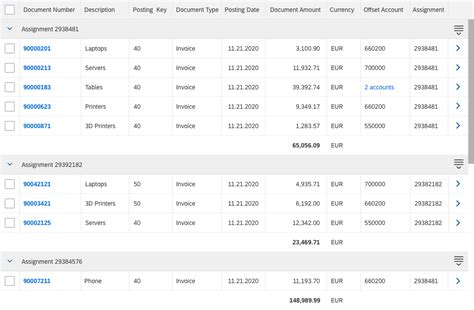 table overview sap fiori for web design guidelines
