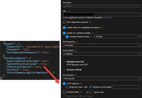 Ignorestatuscode Is Ignored In Arm Template Deployed Ai Web Test