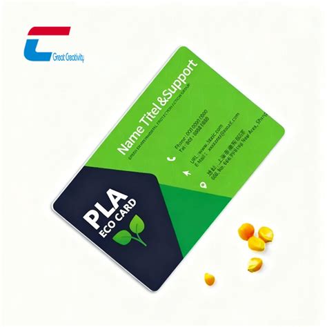 Renewable Eco Friendly Biodegradable Plastic Rfid Pla Card For Hotel