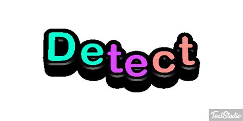 Detect Word Animated  Logo Designs