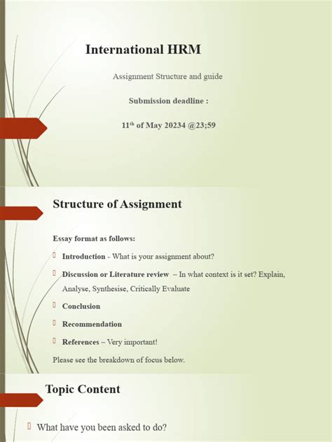 Assignment Structure 11th May 2024 Download Free Pdf Turnitin