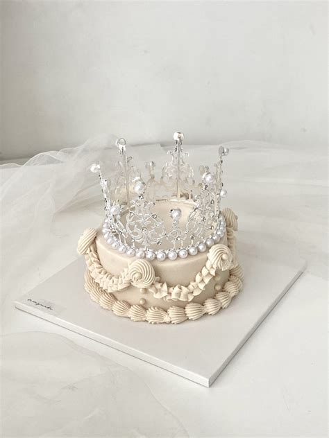 오늘을빚다 L 수원떡케이크 여자친구 기념일 공주케이크로 추천하는 티아라케이크 네이버 블로그