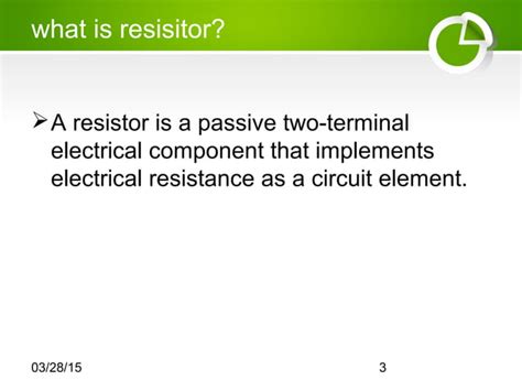 Resistors Ppt