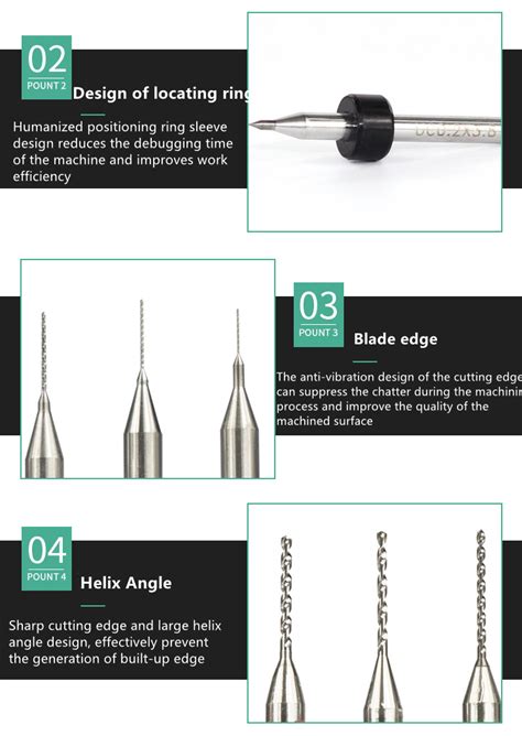중국 Pcb 드릴 비트 회로 기판 드릴 비트 인쇄 회로 기판 공장 및 제조 업체에 대한 Cnc 조각 Msk