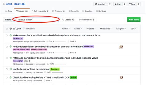 Using Github Issues — Chslookit Documentation